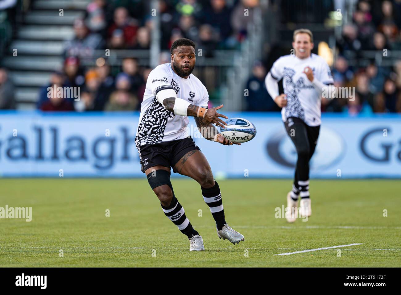 LONDON, UNITED KINGDOM. 25th, Nov 2023. Gabriel Ibitoye of Bristol ...