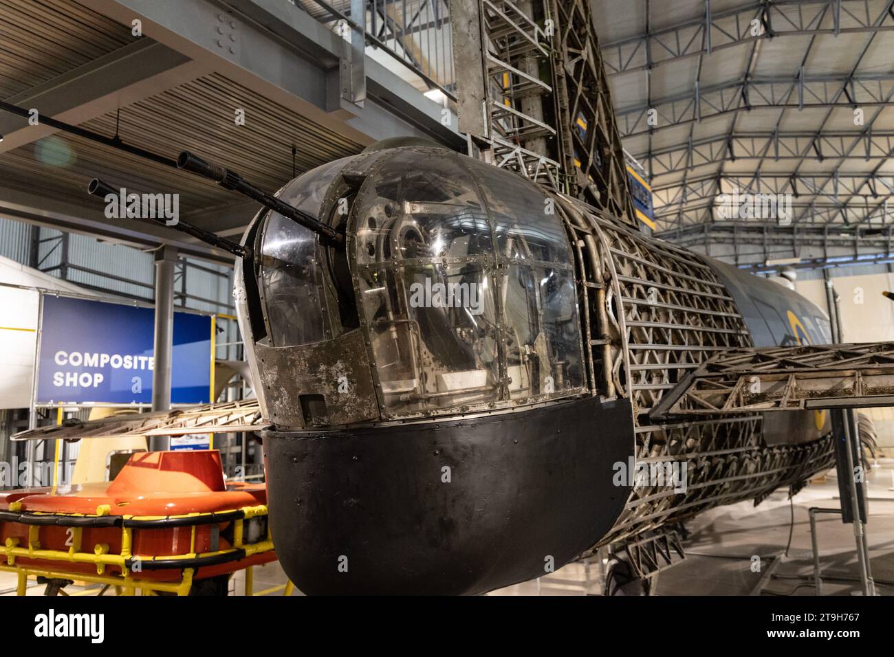 Vickers Wellington bomber Mk1A N2980 at Brooklands museum, Weybridge ...