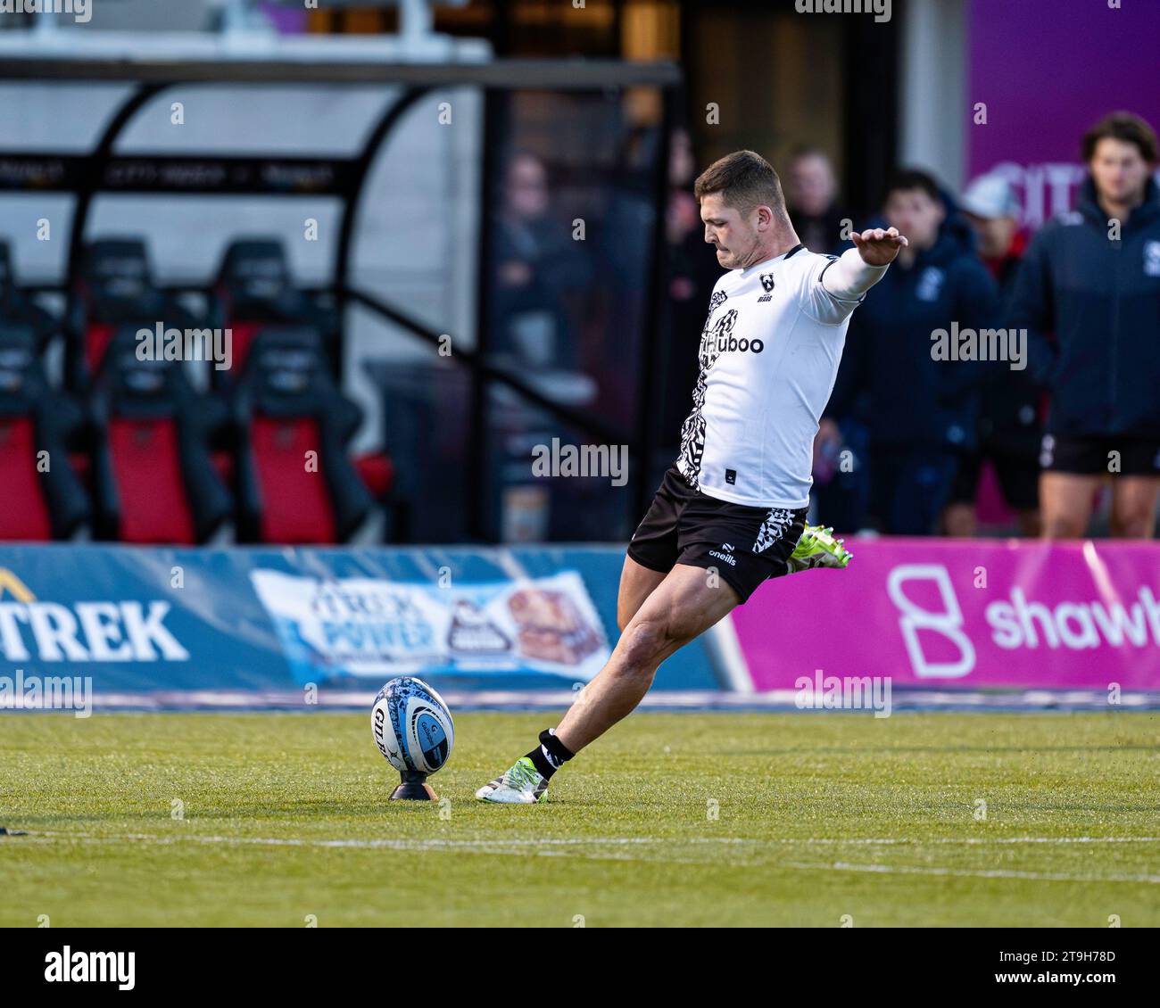LONDON, UNITED KINGDOM. 25th, Nov 2023. Callum Sheedy of Bristol Bears ...