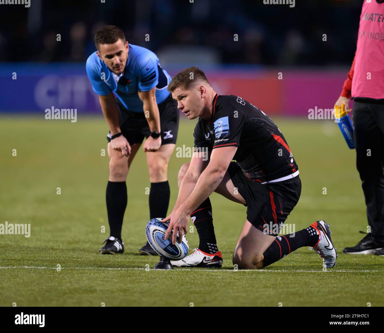 LONDON, UNITED KINGDOM. 25th, Nov 2023. Owen Farrell of Saracens (Capt ...