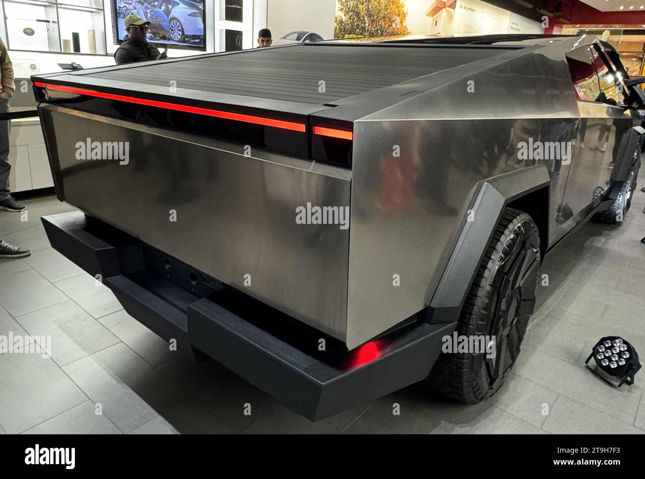 Bethesda, MD, USA. 25th Nov, 2023. View of the Tesla Cybertruck on ...