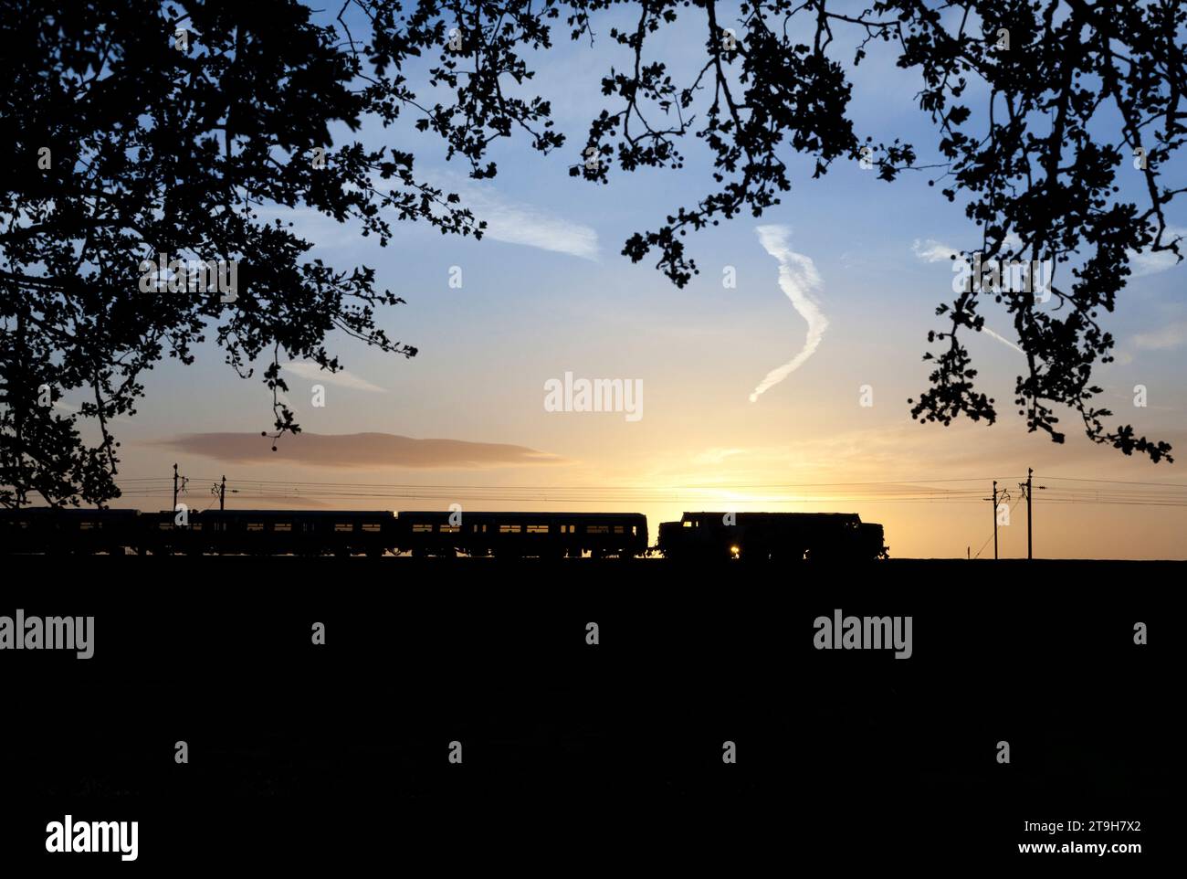 Rail Operations Group class 37 diesel locomotive on the west coast ...