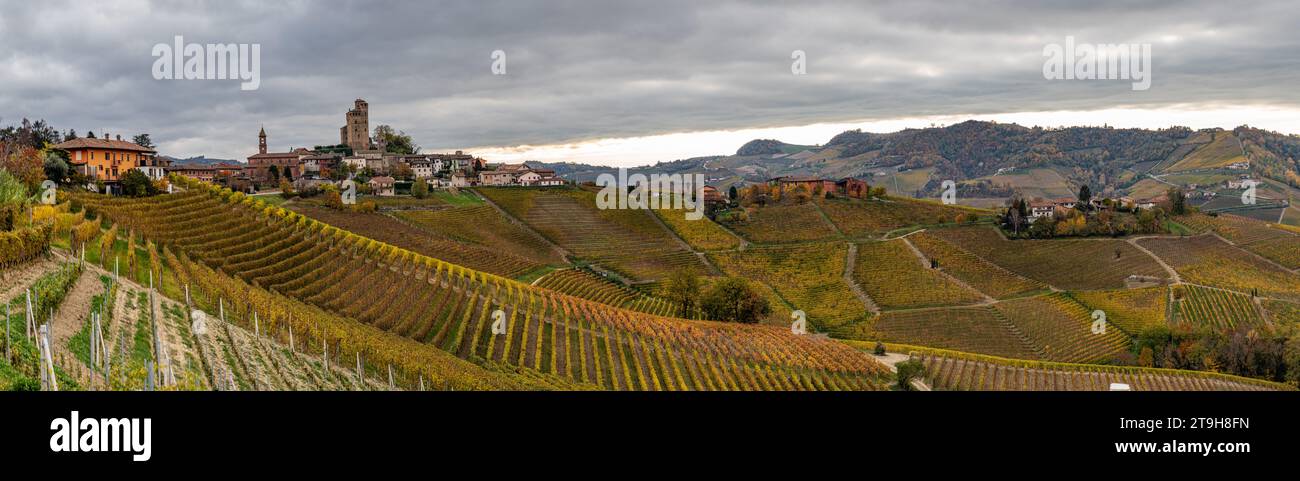 The hills of the Langhe, a breathtaking wine-growing landscape, have ...