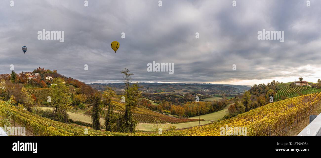 The hills of the Langhe, a breathtaking wine-growing landscape, have ...