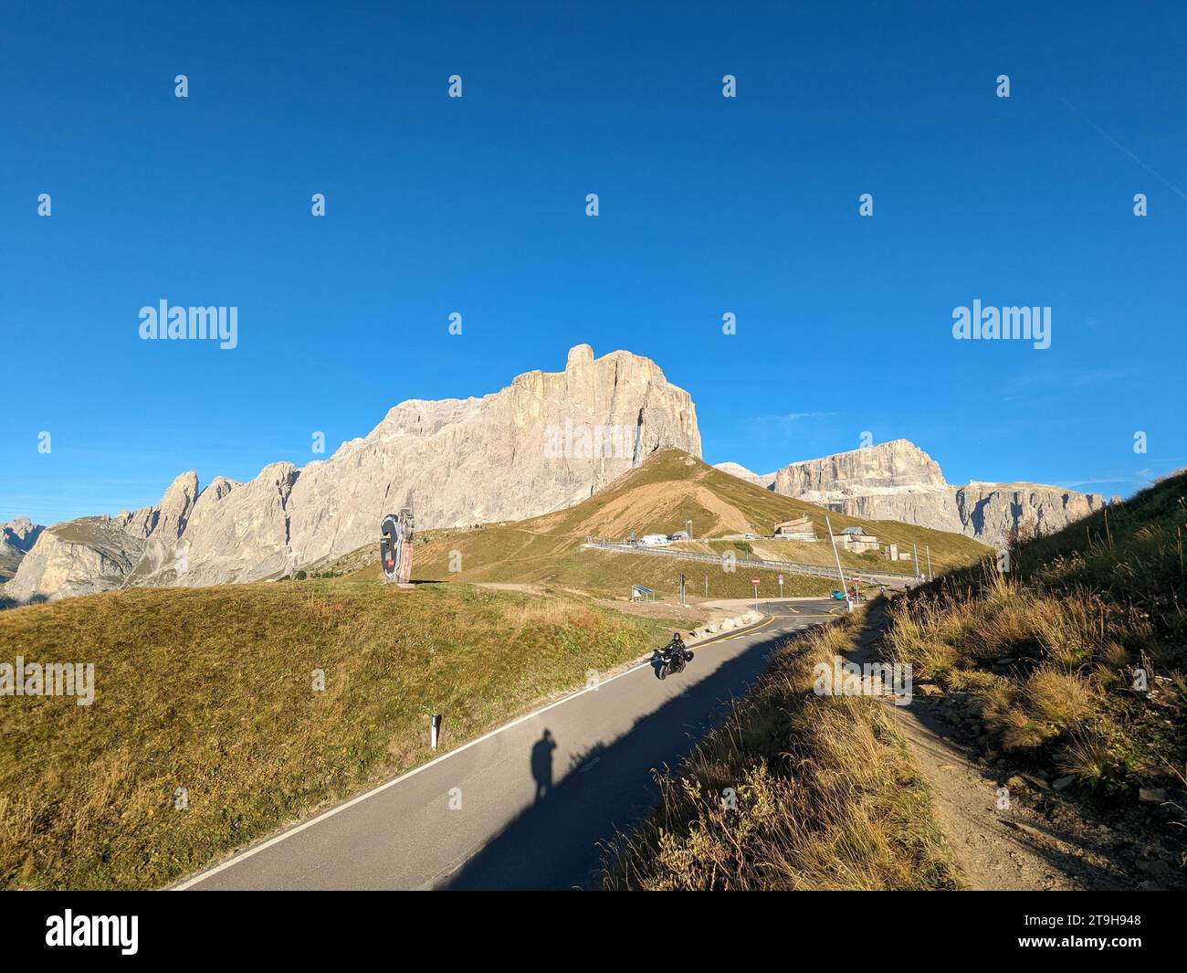 Beautiful landscape of Italian dolomites-with mountain meadows,lakes ...