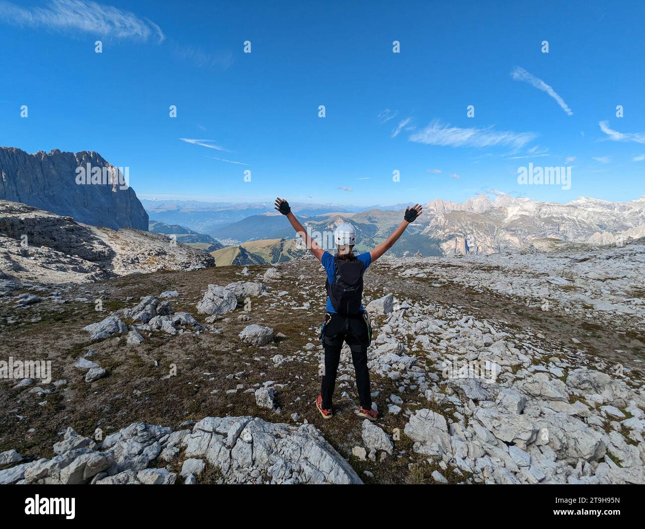 Beautiful landscape of Italian dolomites-with mountain meadows,lakes ...