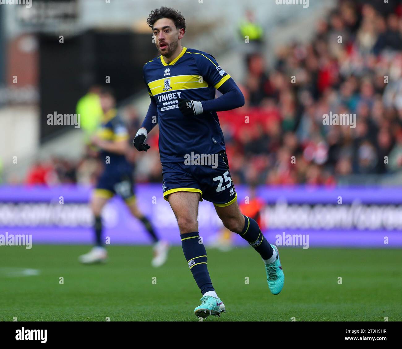 Matt Crooks #25 of Middlesbrough during the Sky Bet Championship match ...