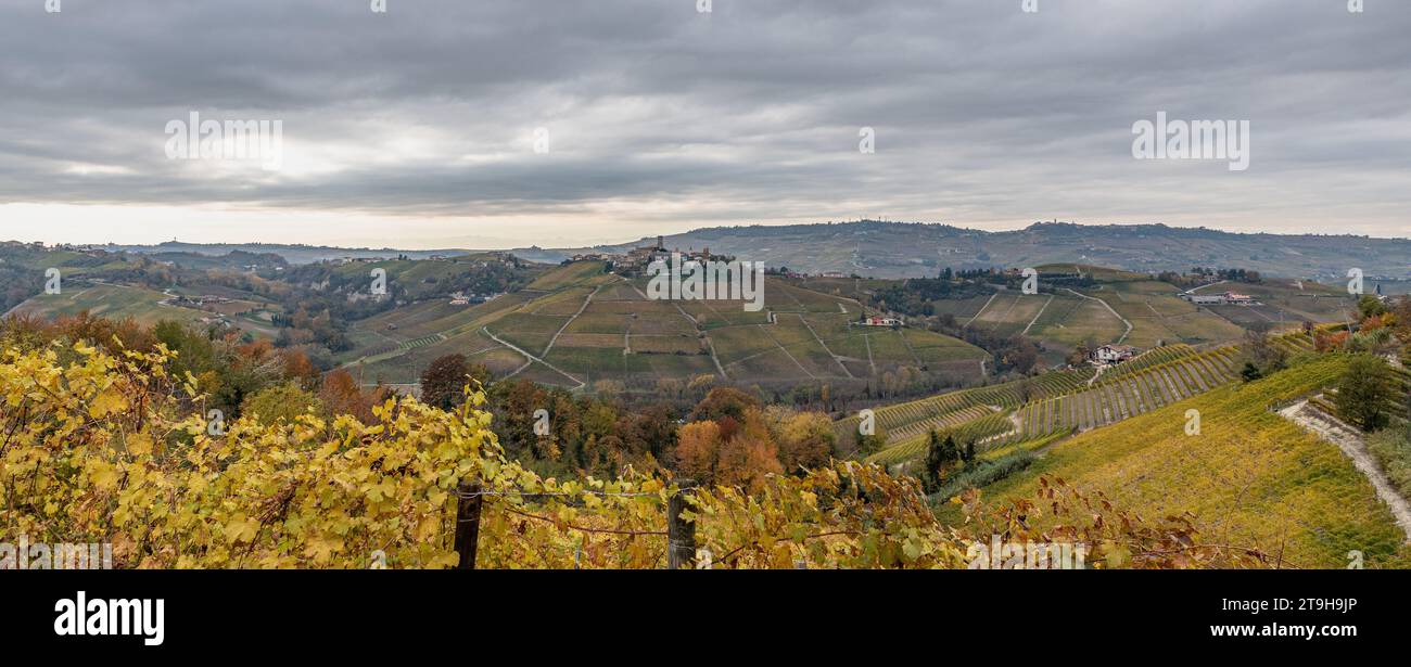 The hills of the Langhe, a breathtaking wine-growing landscape, have ...