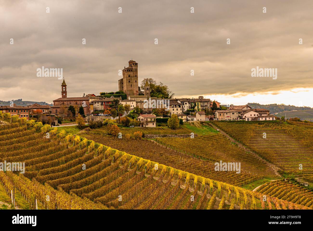 The hills of the Langhe, a breathtaking wine-growing landscape, have ...