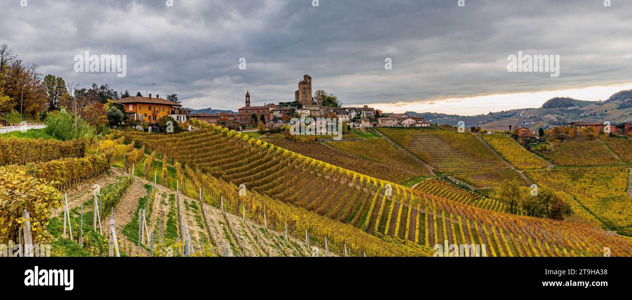 The hills of the Langhe, a breathtaking wine-growing landscape, have ...