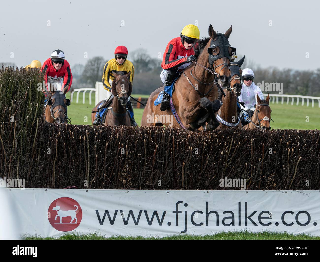 Abaya du Mathan over fences Stock Photo - Alamy