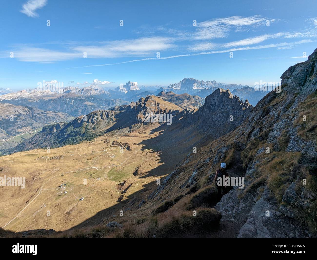 Beautiful landscape of Italian dolomites-with mountain meadows,lakes ...