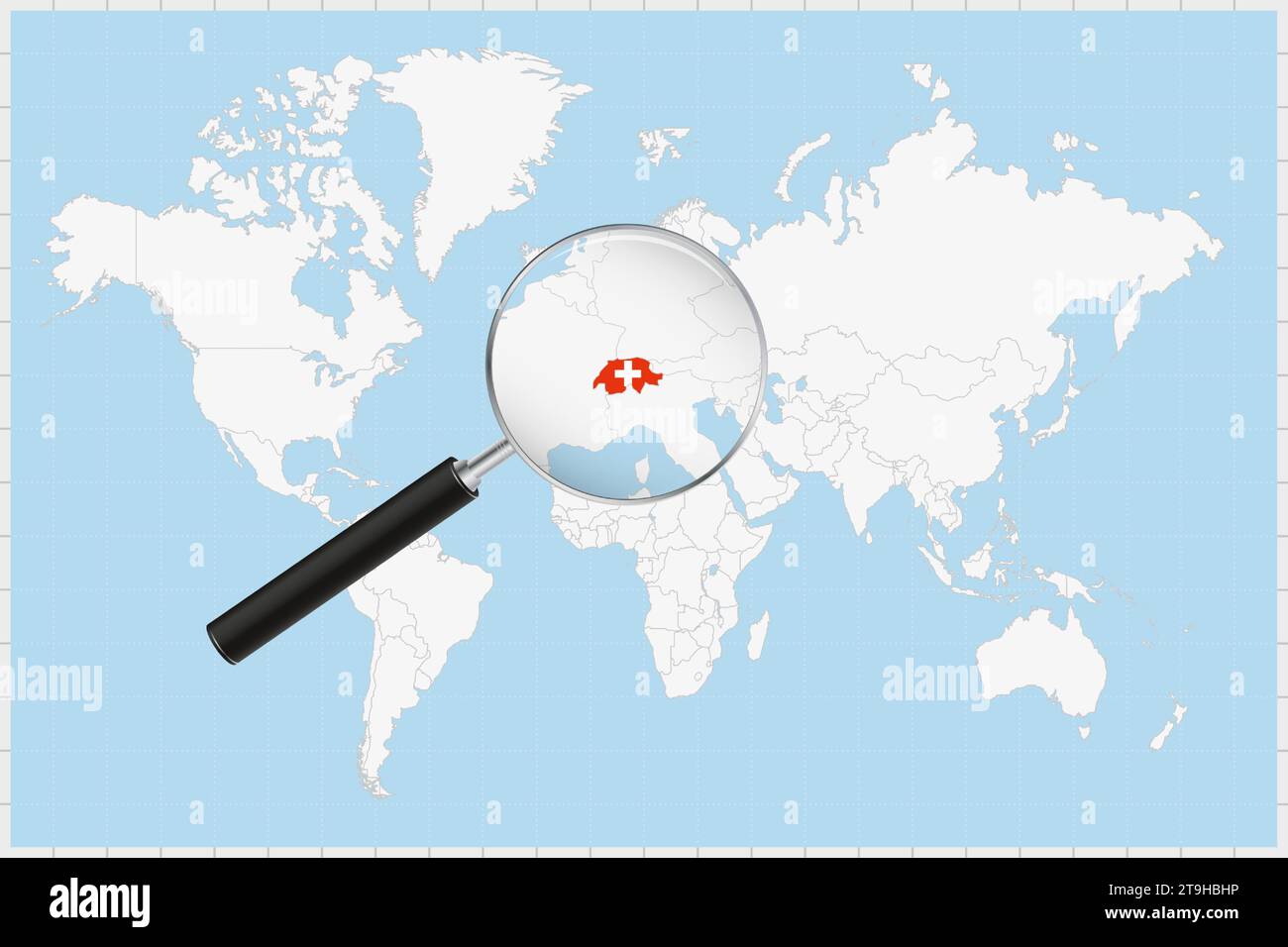 Swiss flag world map hi-res stock photography and images - Alamy