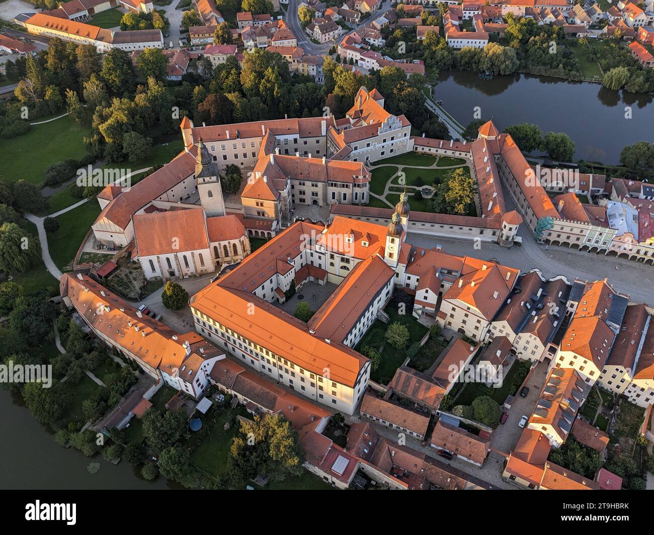 Telc is a town in the southern Czech Republic,known for its Italian ...