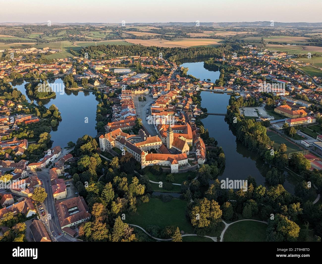 Telc is a town in the southern Czech Republic,known for its Italian ...