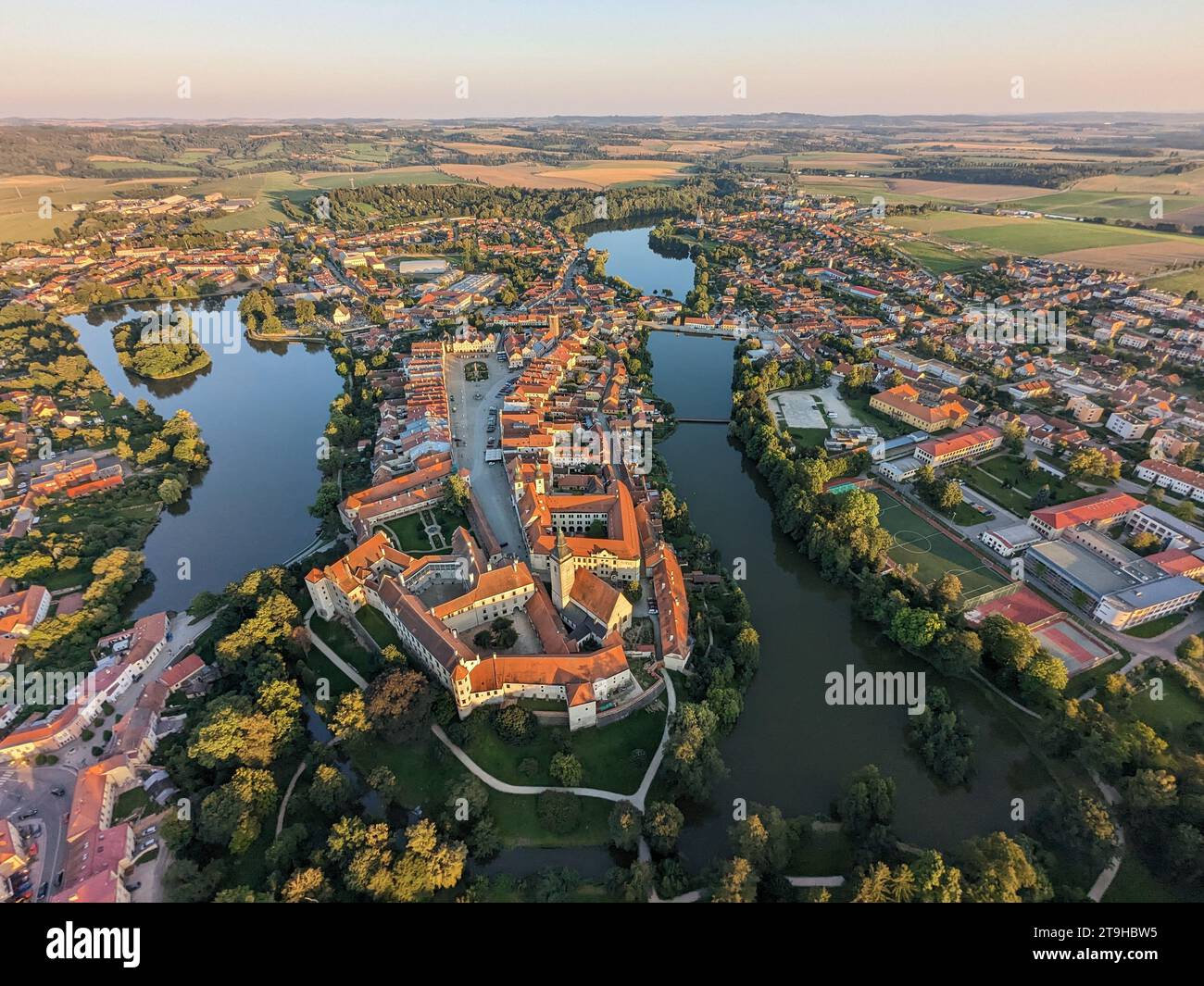 Telc is a town in the southern Czech Republic,known for its Italian ...