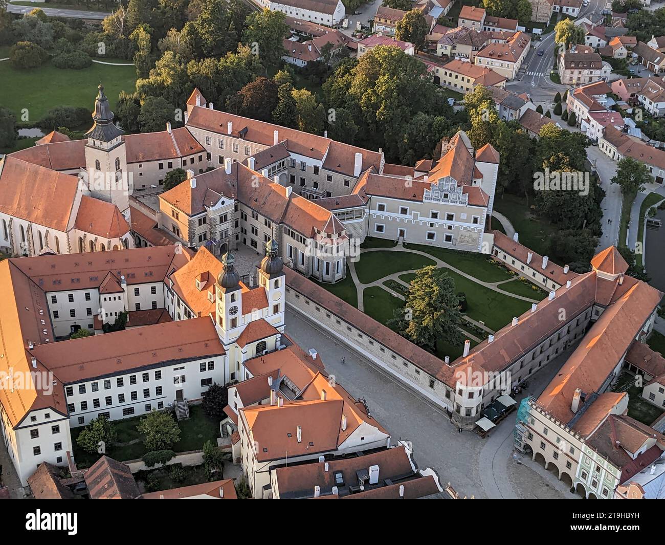 Telc is a town in the southern Czech Republic,known for its Italian ...
