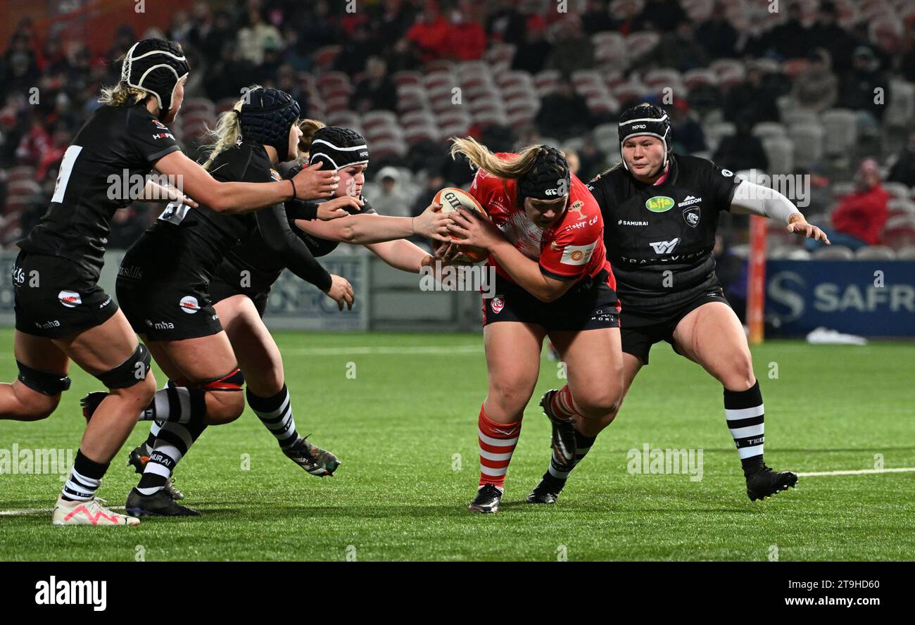 Kingsholm Stadium, Gloucester, Gloucestershire, UK. 25th Nov, 2023 ...
