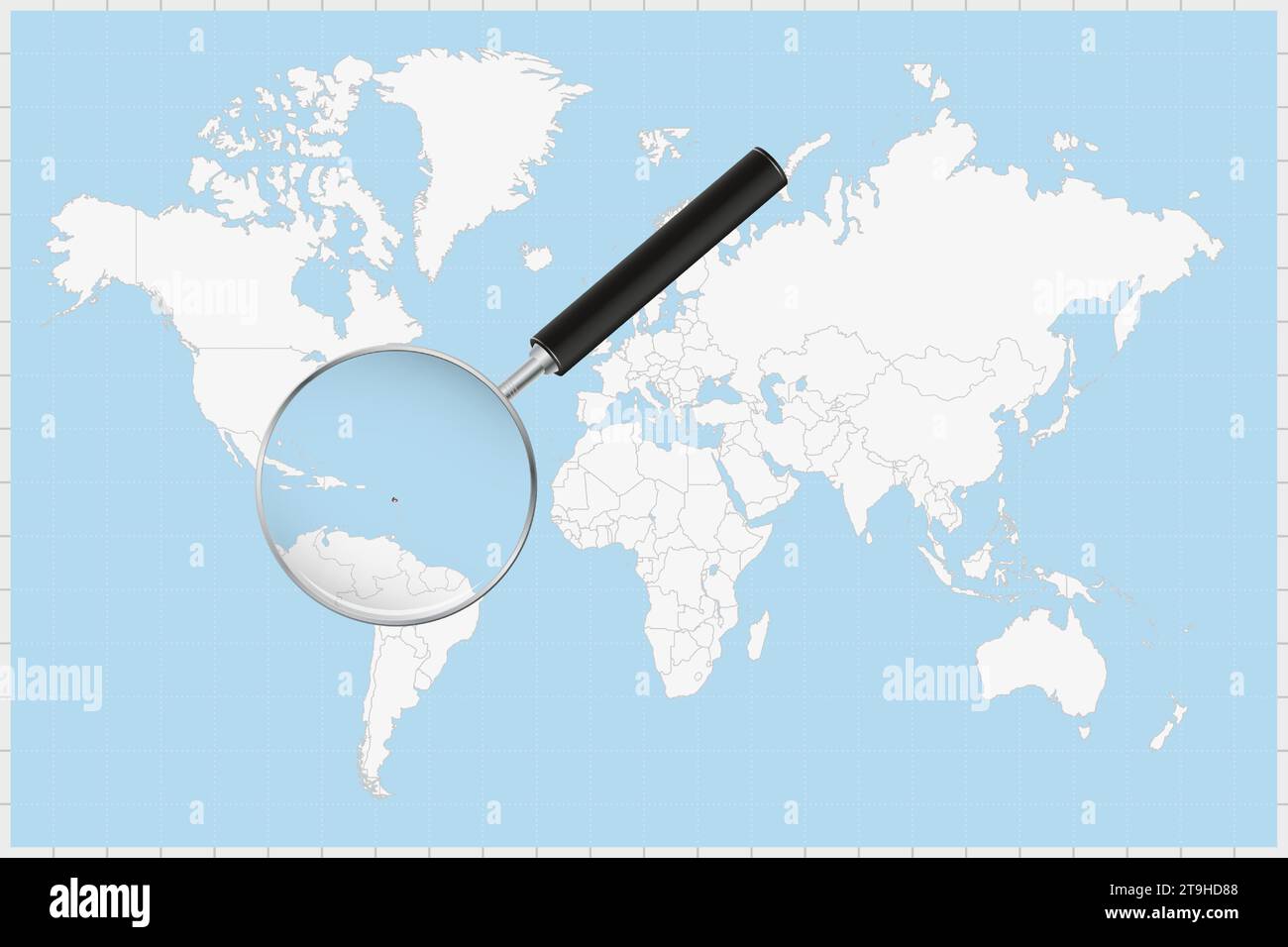 antigua and barbuda on world map
