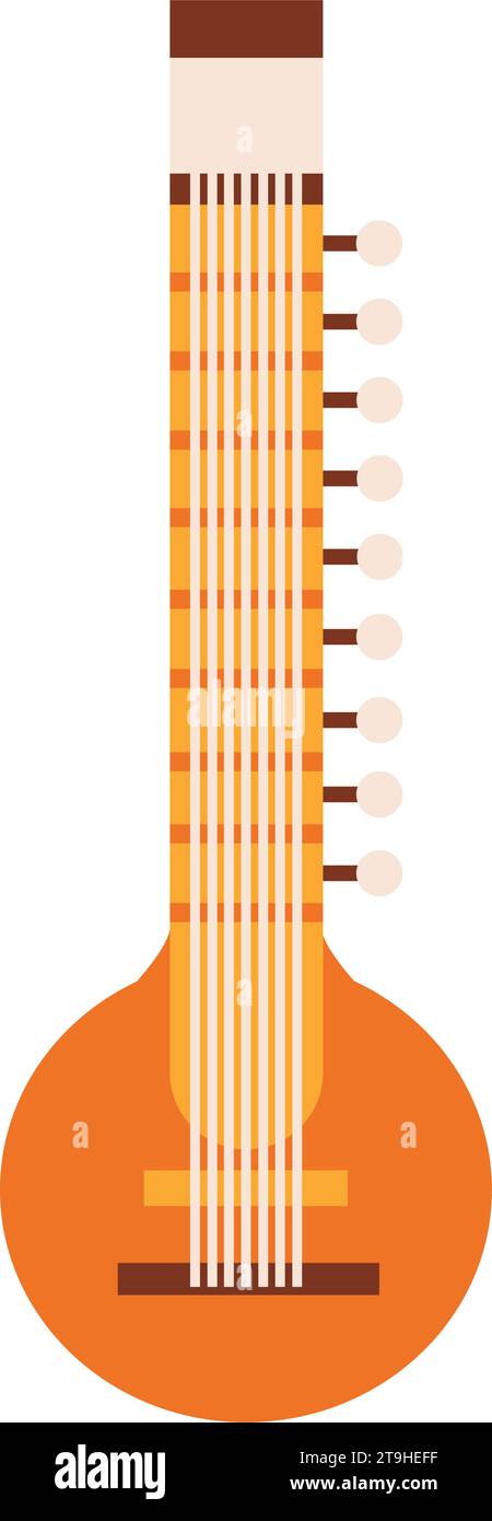 sitar illustration design vector isolated Stock Vector Image & Art - Alamy