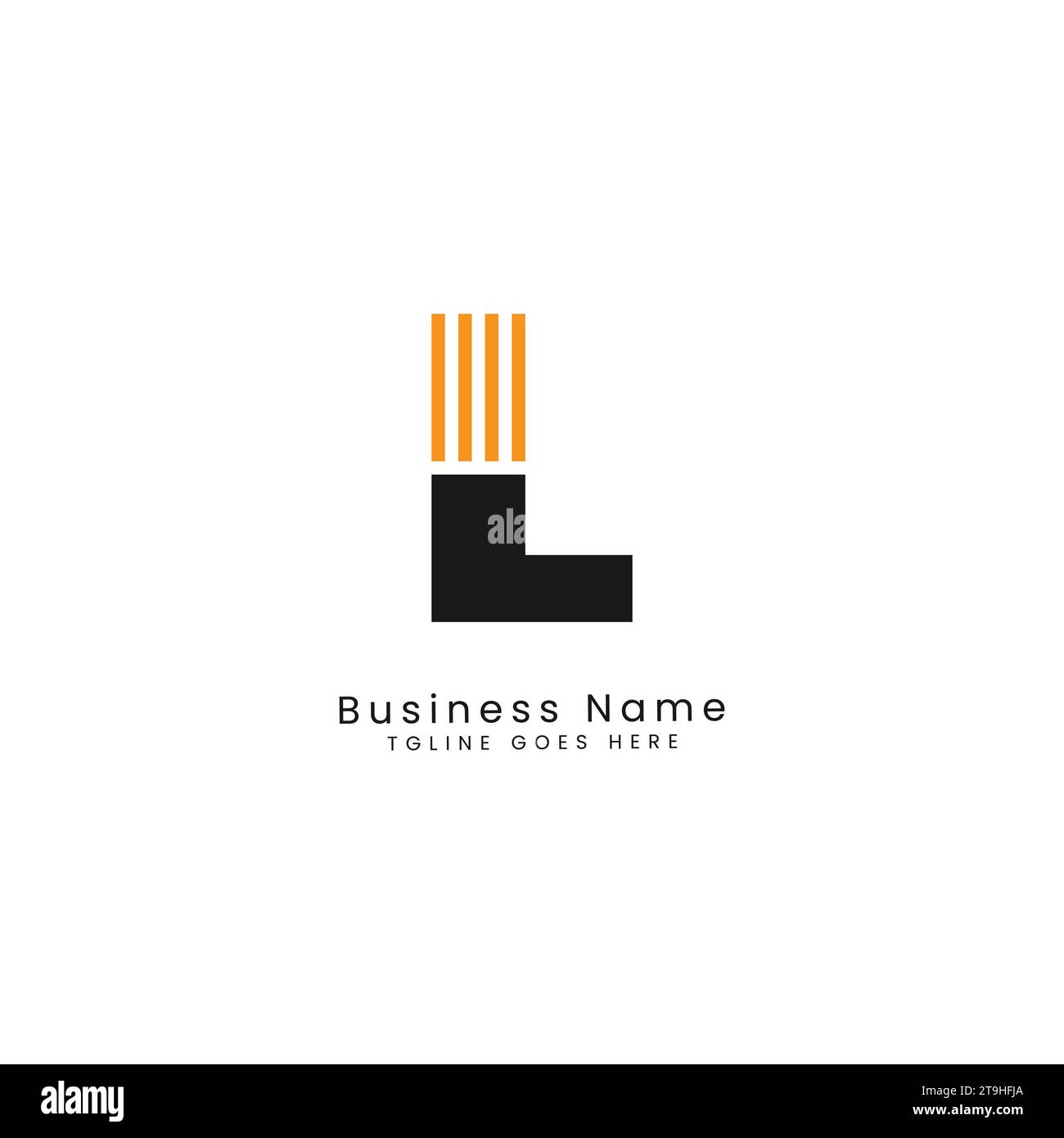 Letter l hand written logo hi-res stock photography and images - Alamy