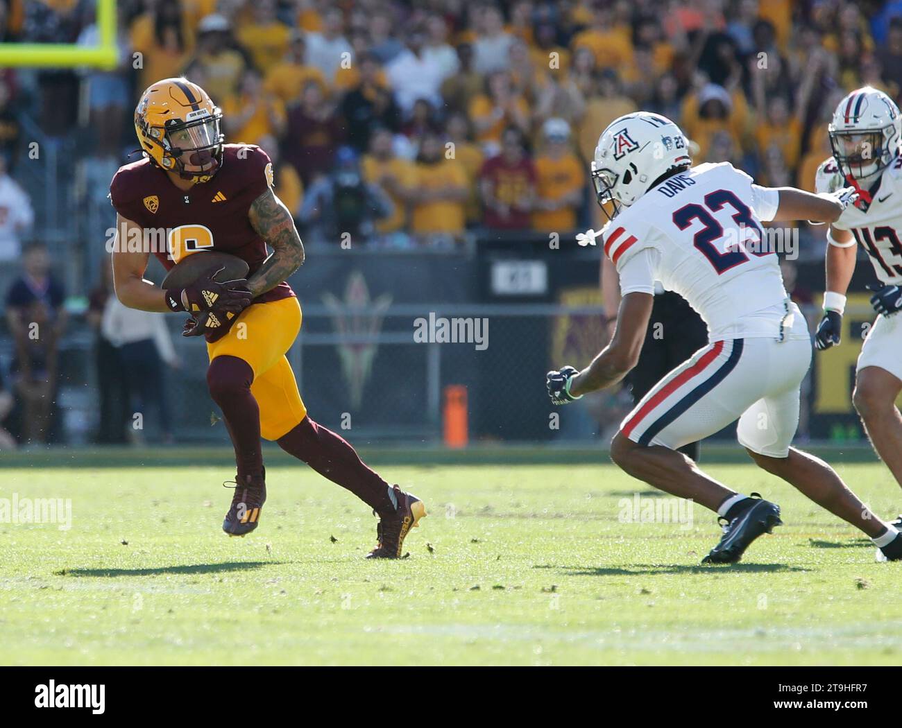 Tempe, Arizona, USA. 25th Nov, 2023. Wide receiver Giovanni Sanders (6 ...