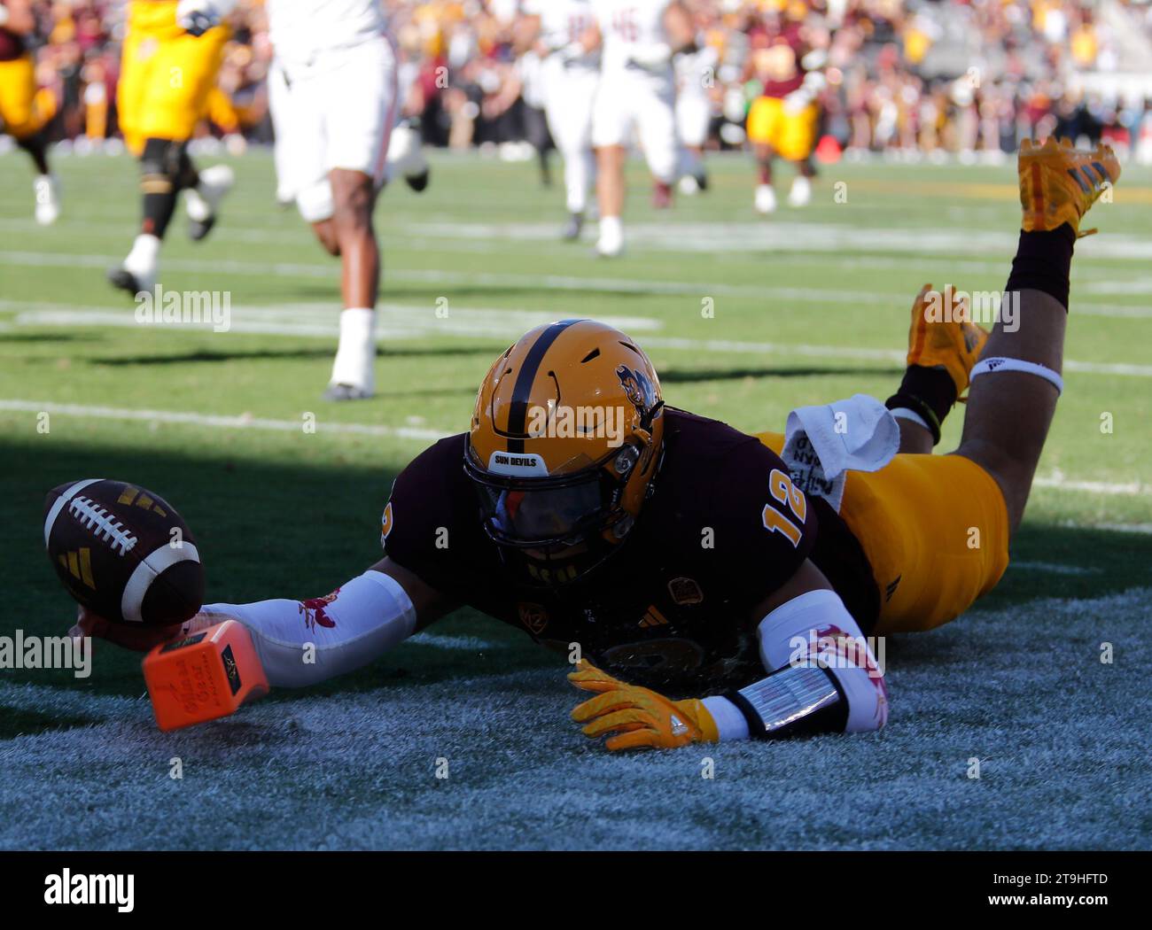 Tempe, Arizona, USA. 25th Nov, 2023. Tight end Jalin Conyers (12) of ...