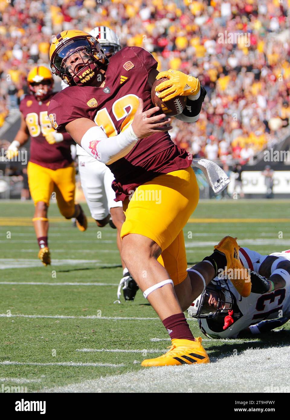 Tempe, Arizona, USA. 25th Nov, 2023. Tight end Jalin Conyers (12) of ...
