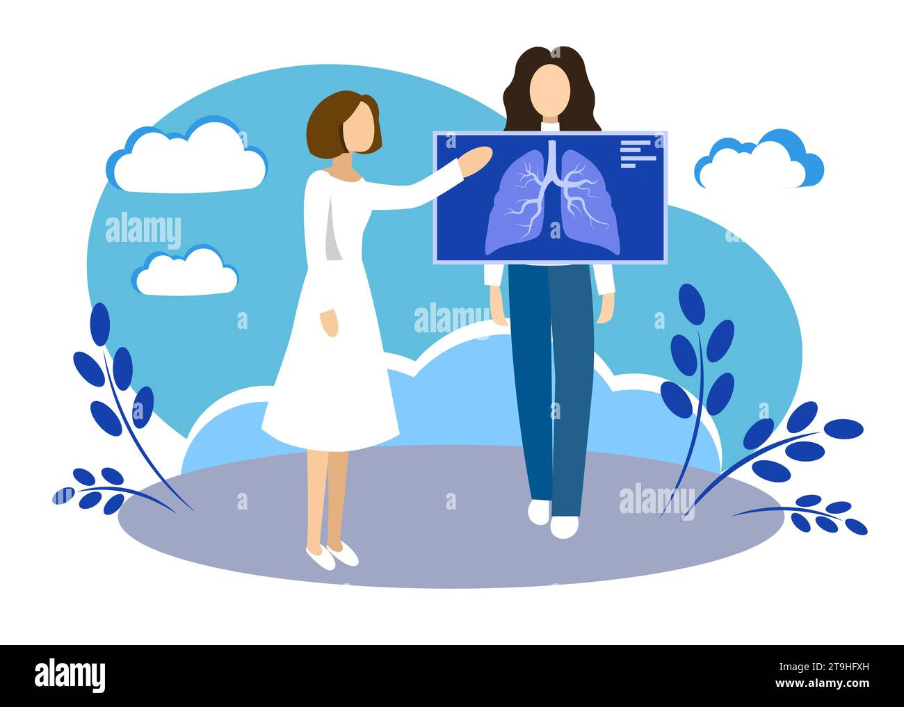X-ray of lungs on white background Stock Vector Image & Art - Alamy