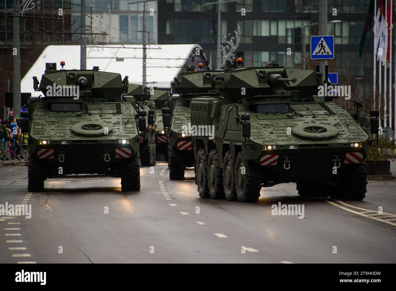 Vilnius, Lithuania. 25th Nov, 2023. Lithuanian infantry fighting ...