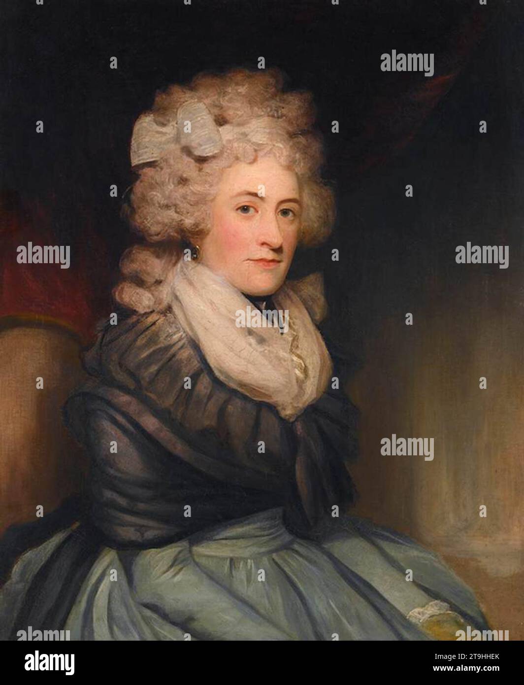 Portrait of Emilia Charlotte Lennox - by John Hoppner Stock Photo - Alamy