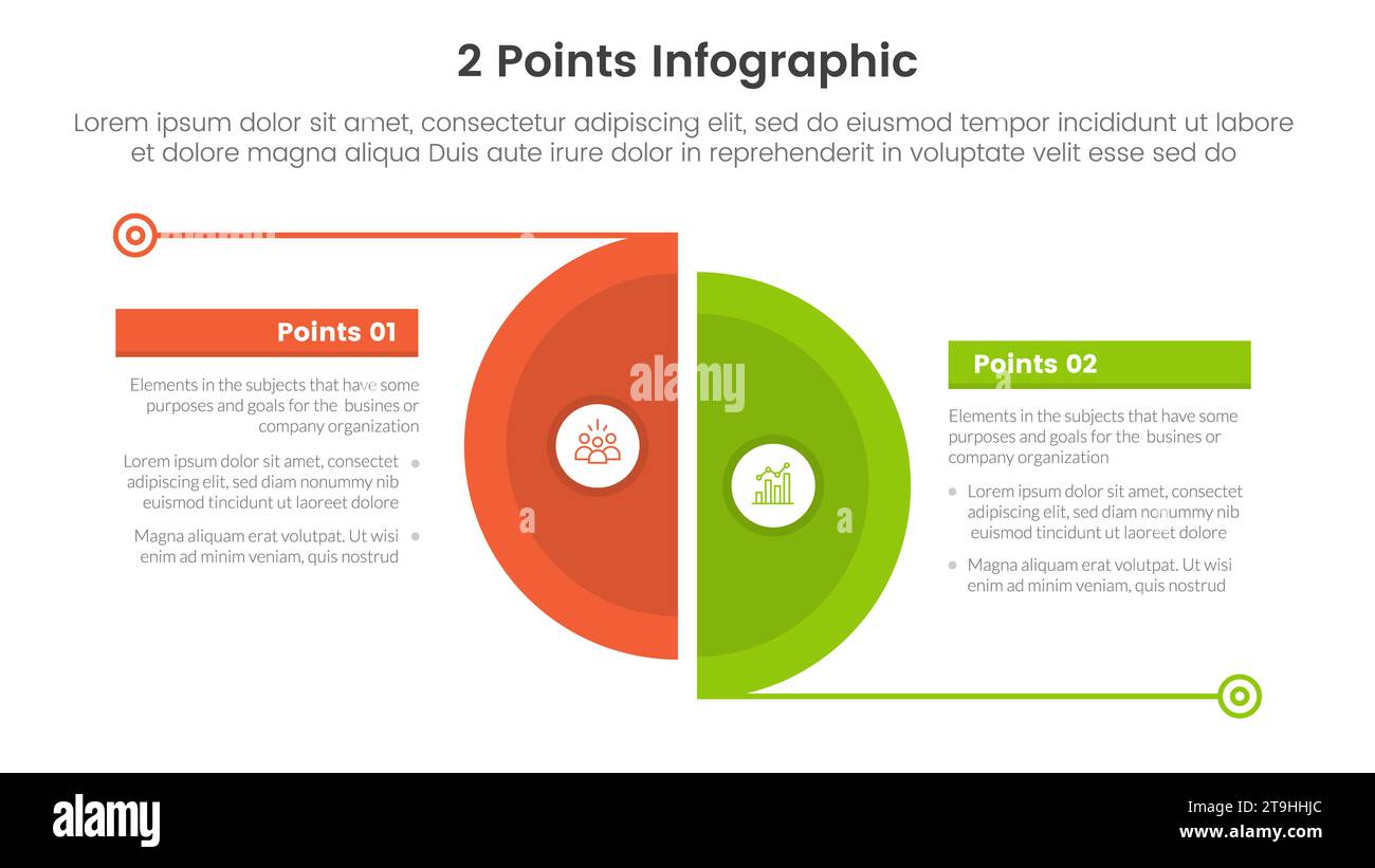 versus or compare and comparison concept for infographic template ...
