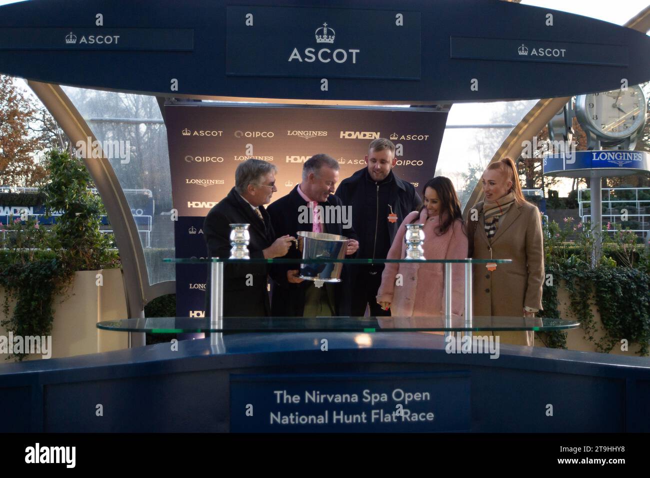 Ascot, Berkshire, UK. 25th November, 2023. The Winners Presentation ...