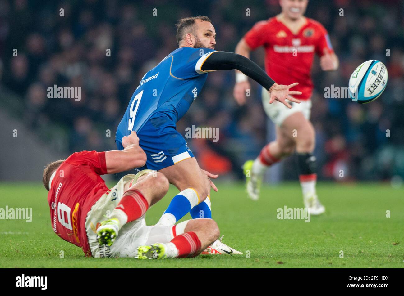 Dublin, Ireland. 25th Nov, 2023. Jamison Gibson-Park of Leinster ...