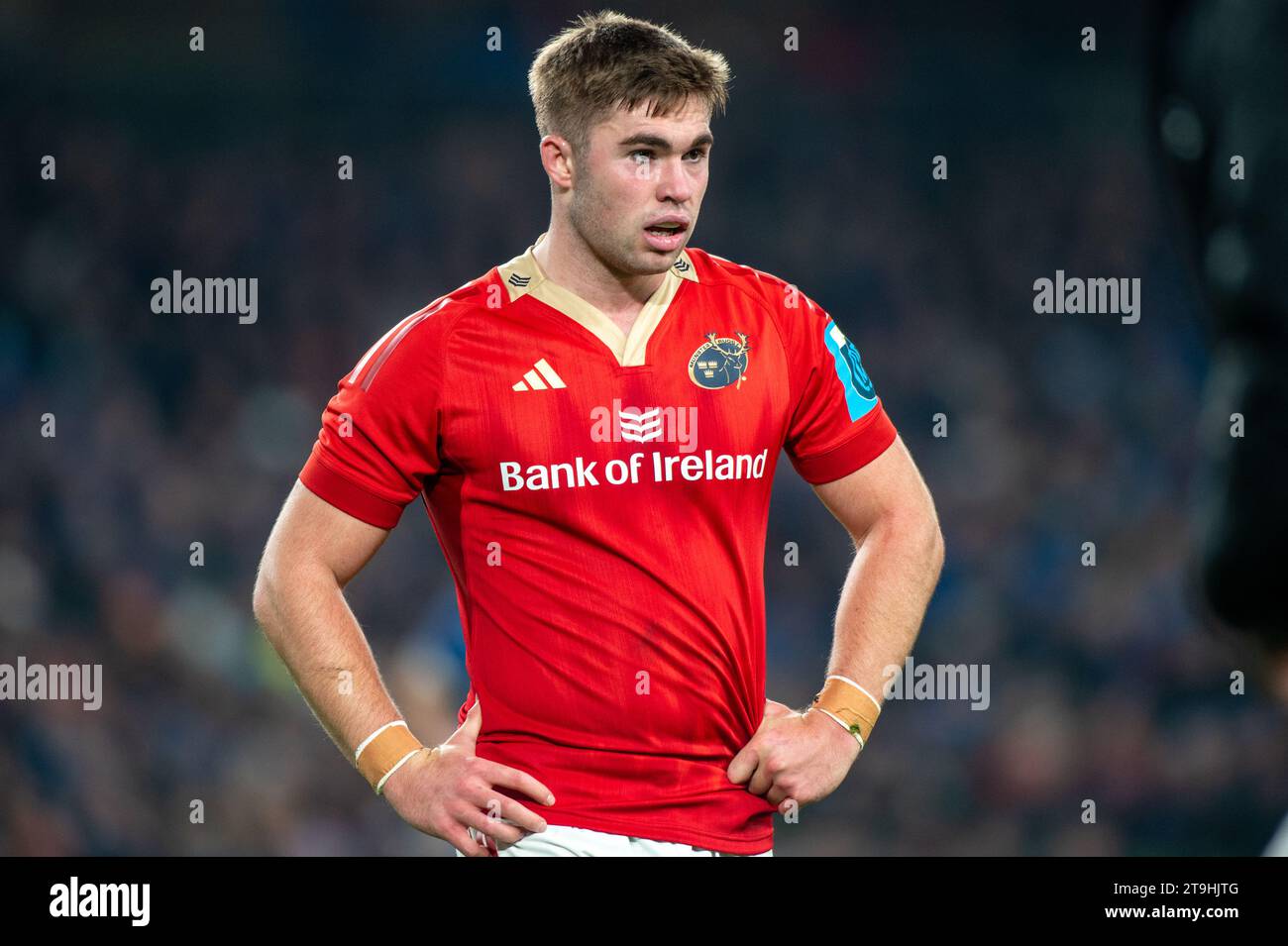 Dublin, Ireland. 25th Nov, 2023. Jack Crowley of Munster during the ...