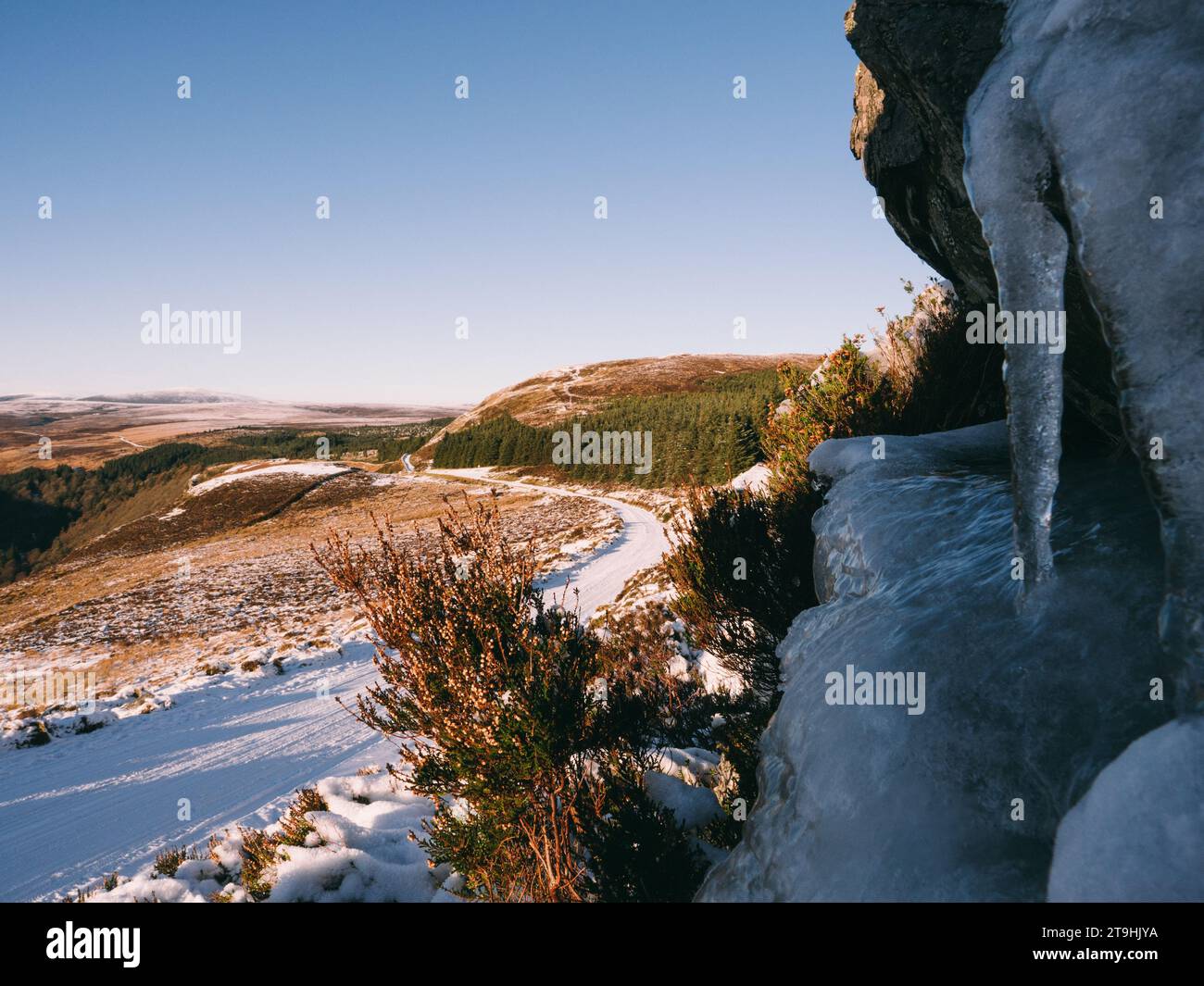 Ireland Winter Drive Safely snow and Ice Conditions Stock Photo - Alamy Ireland Winter Drive Safely snow and Ice Conditions Stock Photo - Alamy