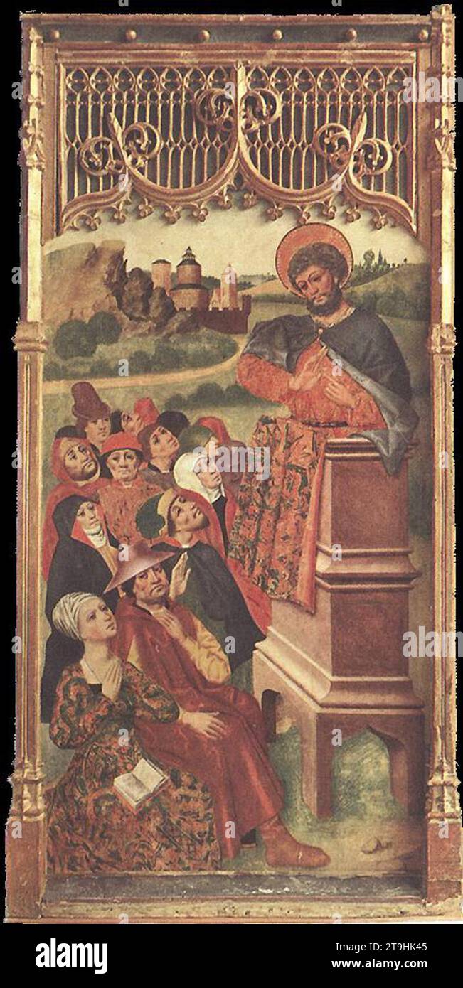 Saint Preaching 1455 by Jorge Ingles Stock Photo - Alamy
