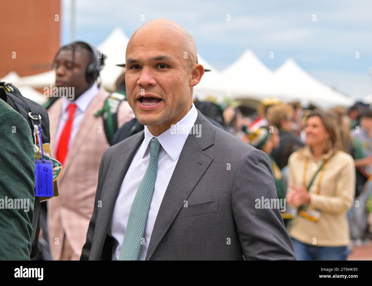 Waco, Texas, USA. 25th Nov, 2023. Baylor Bears head coach Dave Aranda ...
