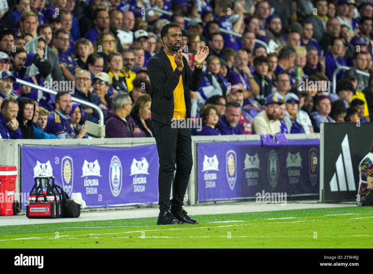 Orlando, Florida, USA, November 25, 2023, Columbus Crew head coach ...