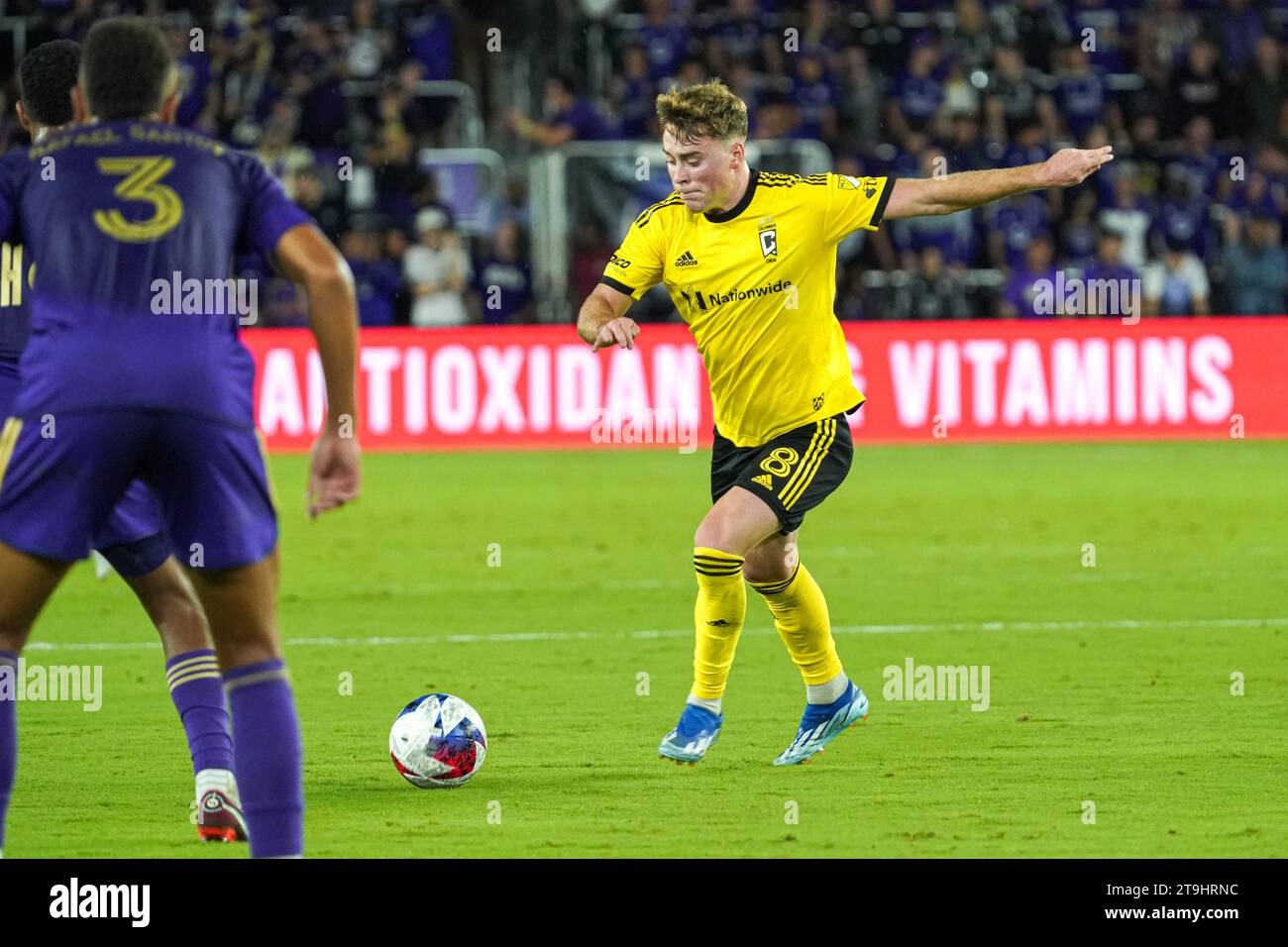 Orlando, Florida, USA, November 25, 2023, Columbus Crew midfielder ...