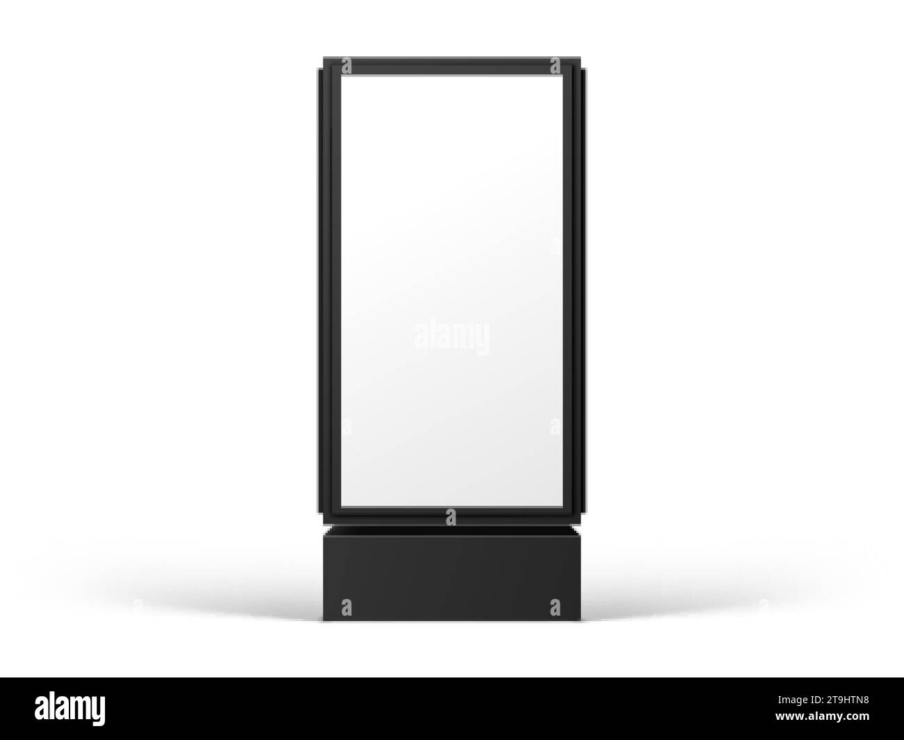 Vertical street poster billboard mockup for advertising, front view ...