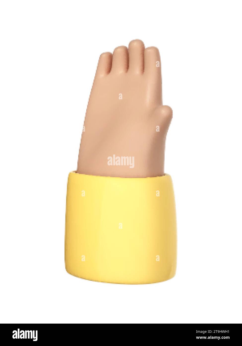 Hand extended white Stock Vector Images - Alamy