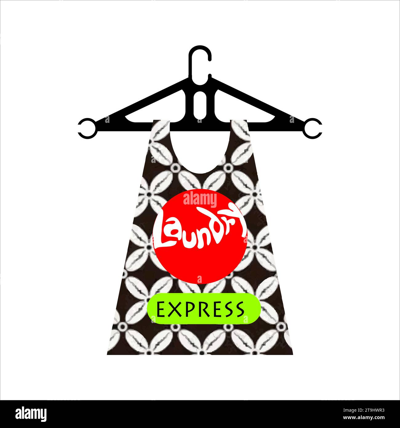 Vector design of logo for laundry business symbol Stock Vector Image ...