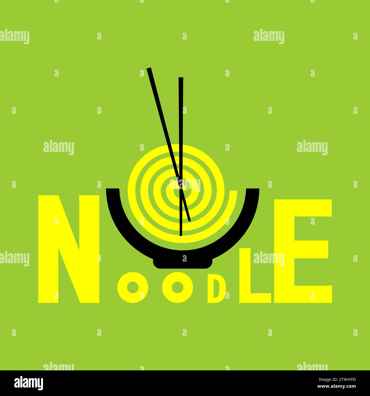 Noodle-based food symbol or logo design Stock Vector Image & Art - Alamy