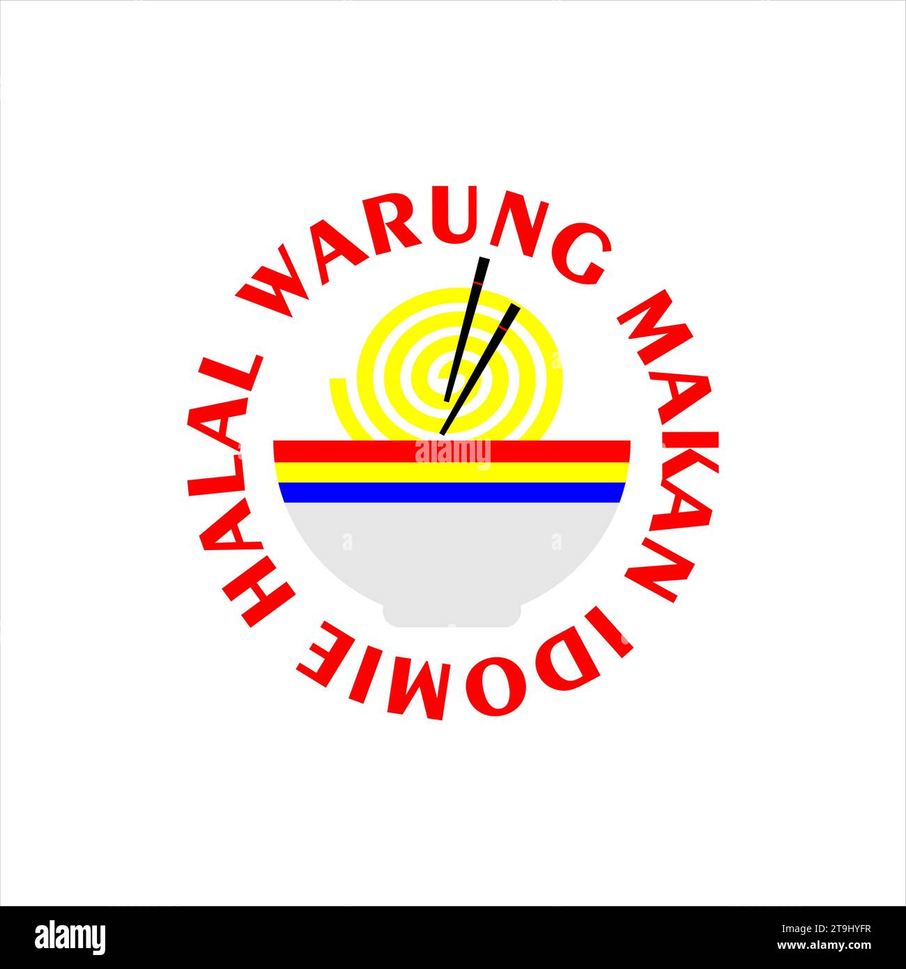 Warung indomie Stock Vector Images - Alamy