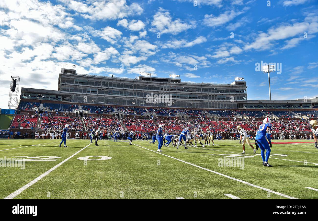 November 25, 2023: Fans attend a college football game between the Navy ...
