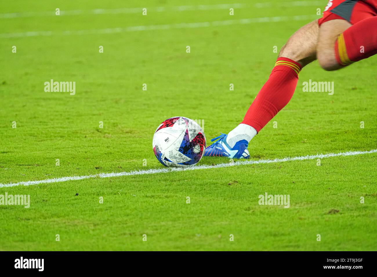 Orlando, Florida, USA, November 25, 2023, Columbus Crew goalkeeper ...
