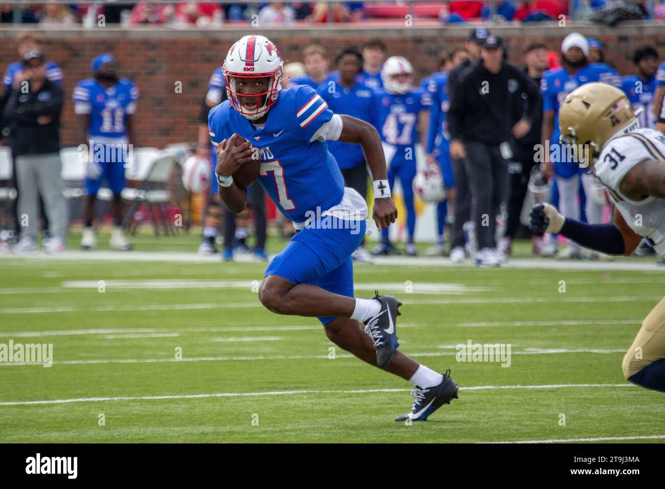 Dallas, Texas, USA. 25th Nov, 2023. Southern Methodist Mustangs ...