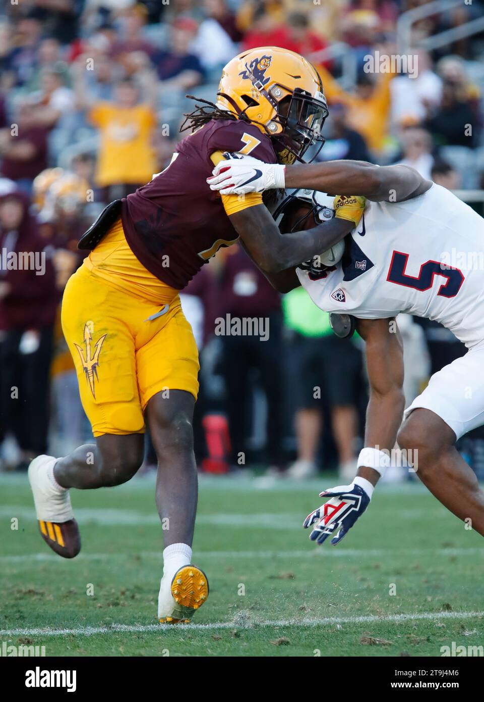Tempe, Arizona, USA. 25th Nov, 2023. Defensive back Shamari Simmons (7 ...