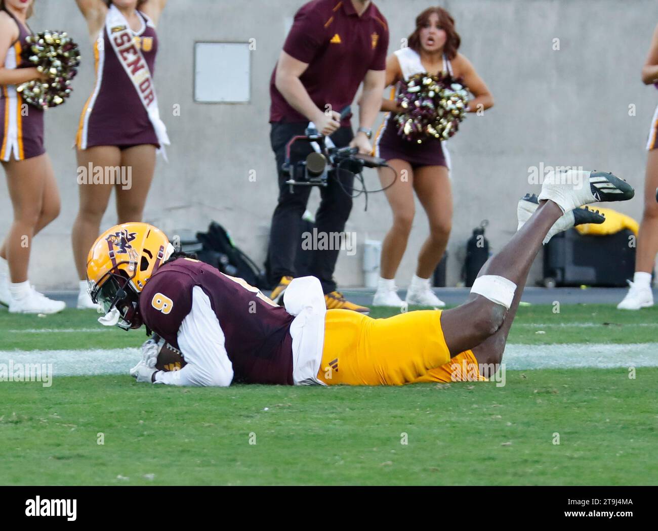 Tempe, Arizona, USA. 25th Nov, 2023. Wide receiver Troy Omeire (9) of ...